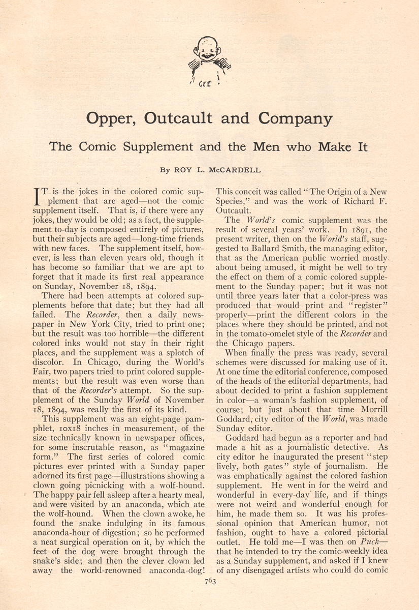 Opper, Outcault and Company - Inkslingers